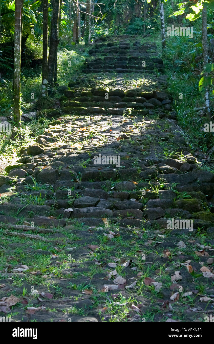 Ancient Stone Walkway Palau Island Stock Photo - Alamy