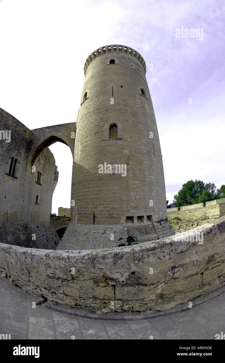 Erected, 1309, hilltop, round, circle, circular, castle the summer ...