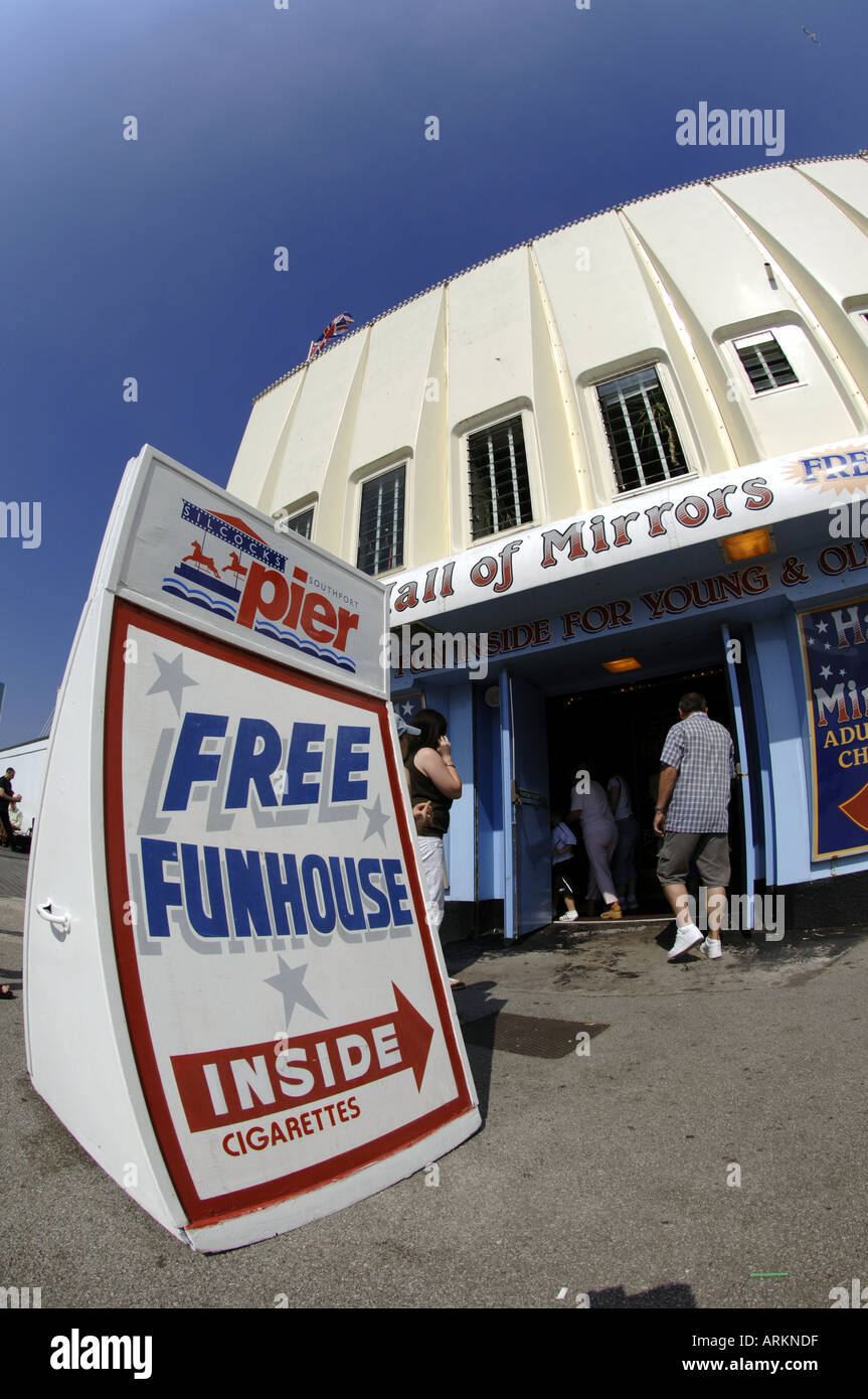 entertainment, amusements, free funhouse inside Stock Photo - Alamy