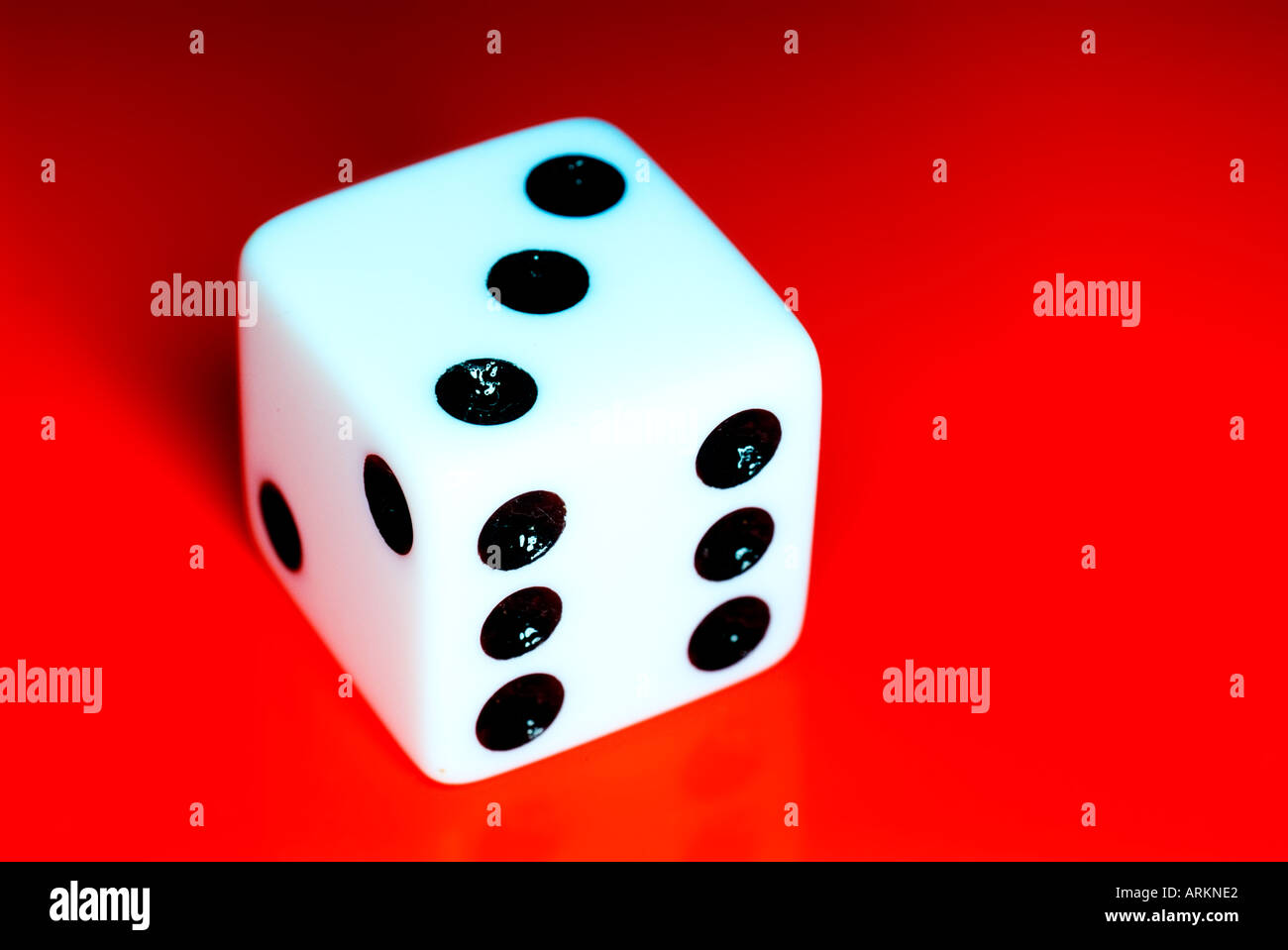 white die concept image Stock Photo - Alamy
