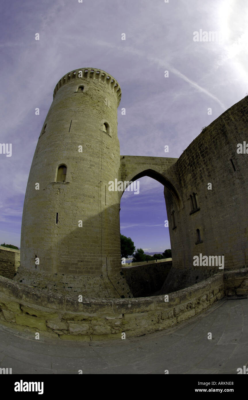 Erected, 1309, hilltop, round, circle, circular, castle the summer ...