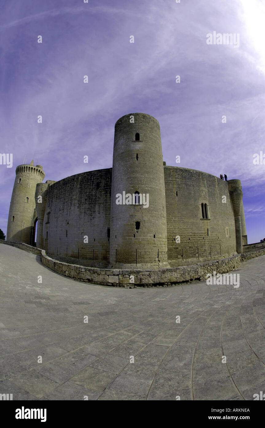 Erected, 1309, hilltop, round, circle, circular, castle the summer ...