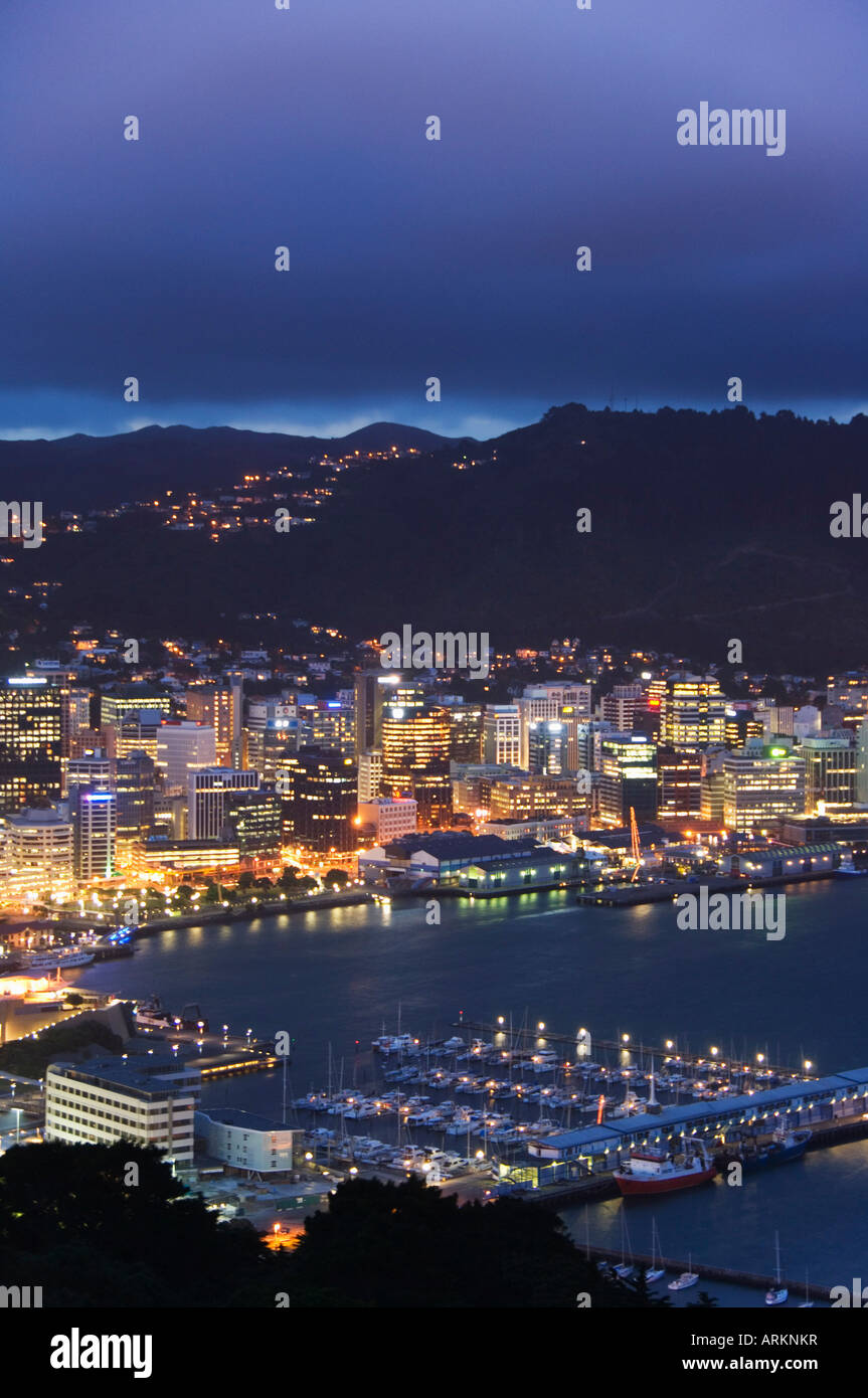 Harbour night wellington new zealand hi-res stock photography and ...