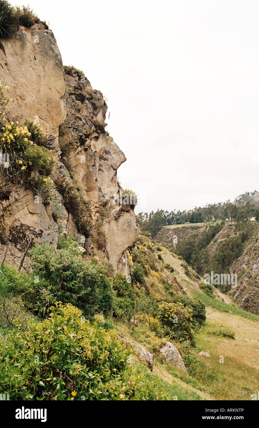Cara del Inca (Face of Inca), Ingaprica, Ecuador, South America Stock ...