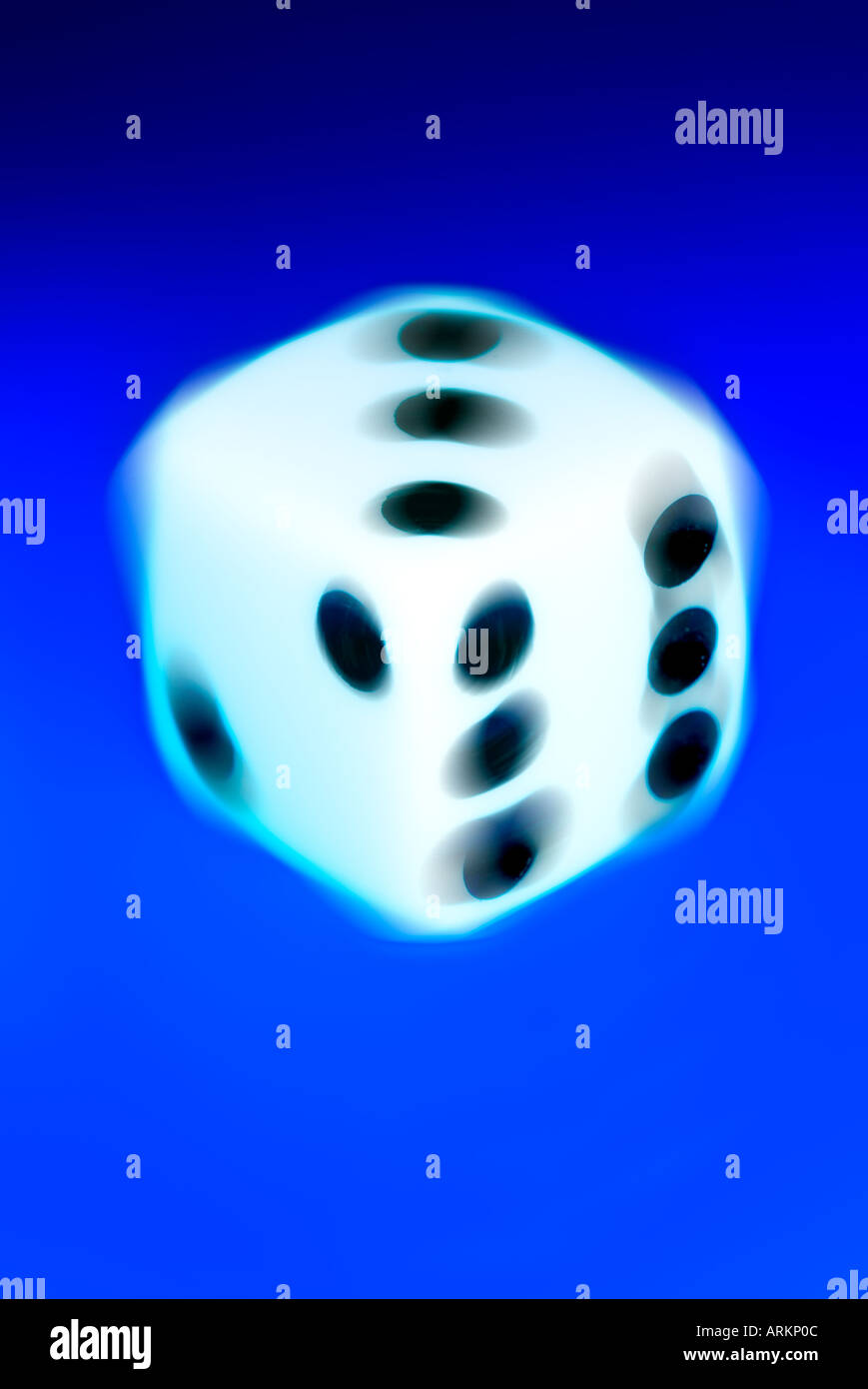 White spinning die concept image hi-res stock photography and images ...