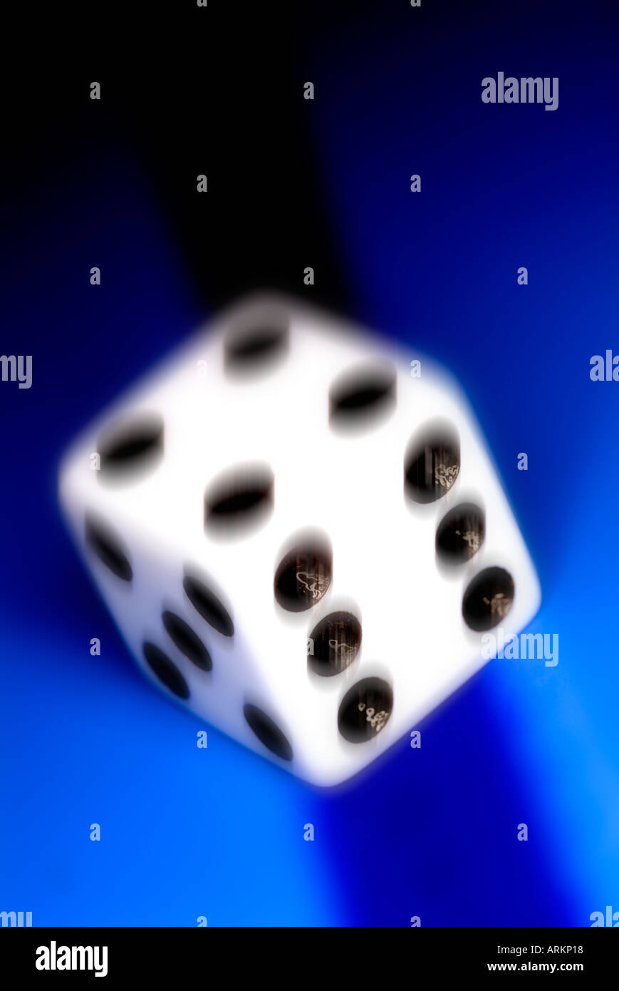 white die concept image Stock Photo - Alamy