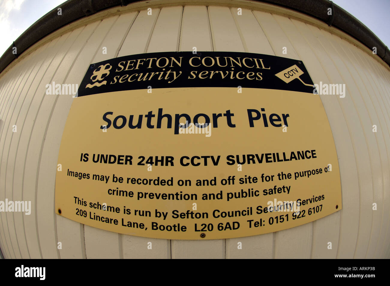 Southport town sign hi-res stock photography and images - Alamy