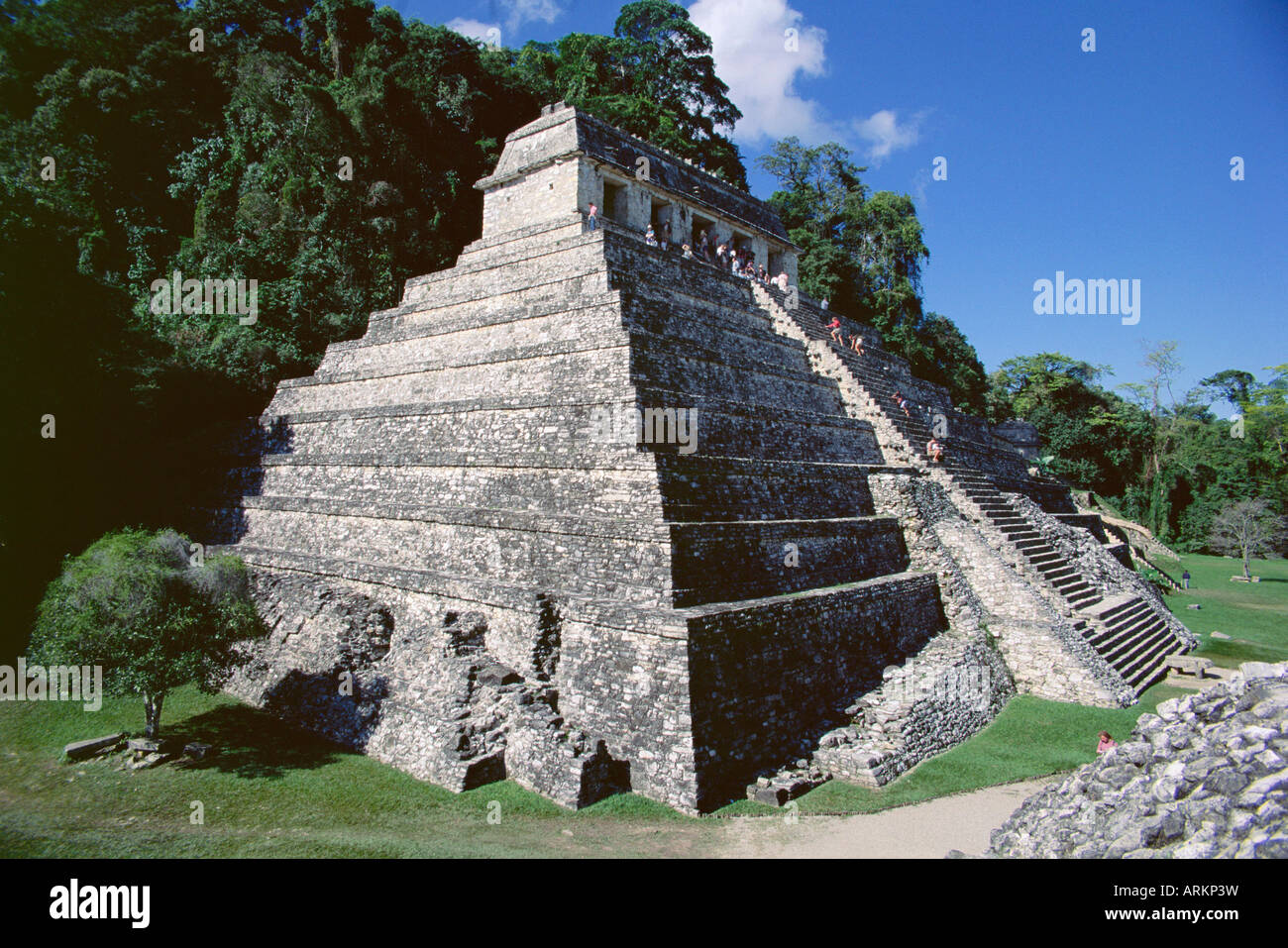 Temple of the Inscriptions, Palenque, UNESCO World Heritage Site ...
