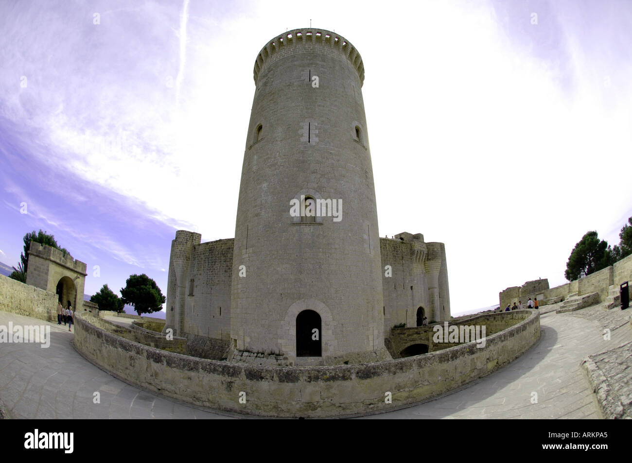 Erected, 1309, hilltop, round, circle, circular, castle the summer ...