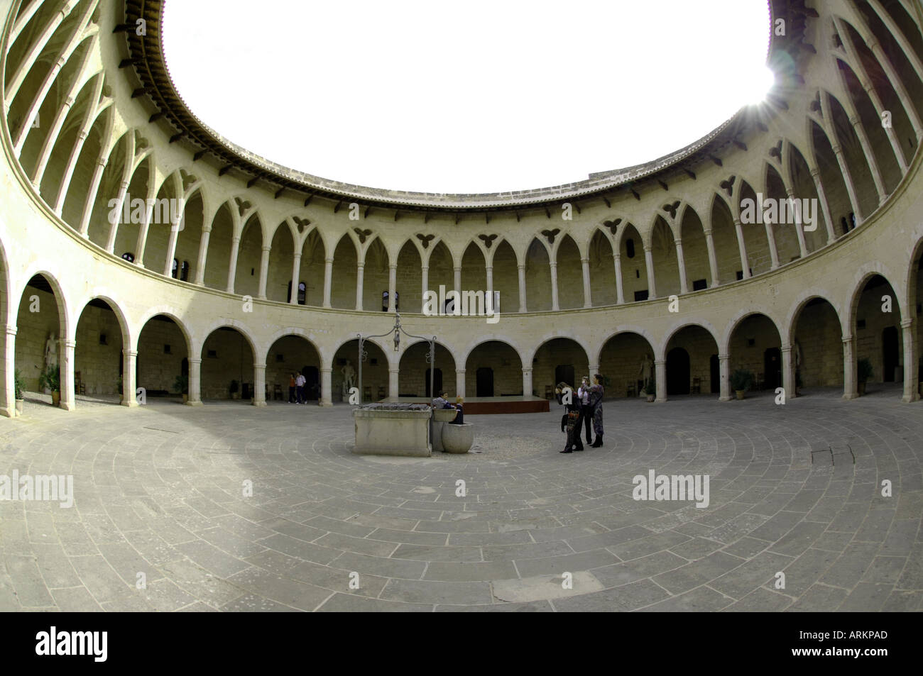 Erected, 1309, hilltop, round, circle, circular, castle the summer ...