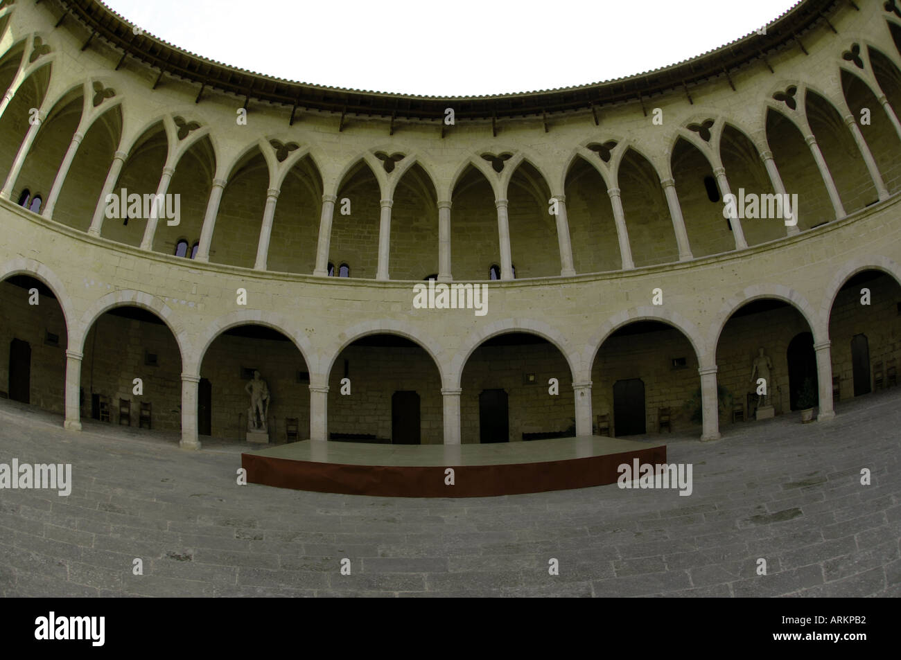 Erected, 1309, hilltop, round, circle, circular, castle the summer ...