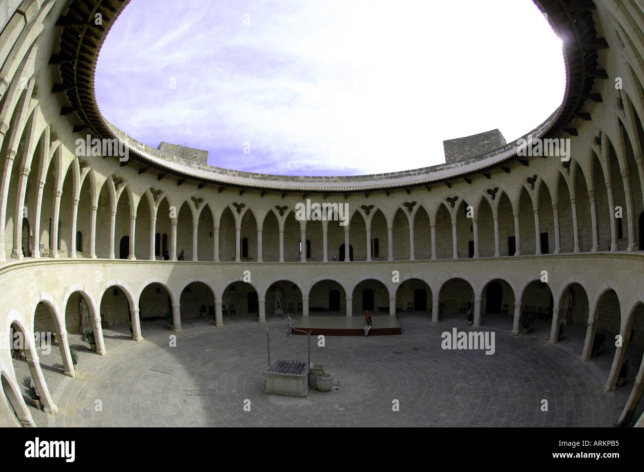 Erected, 1309, hilltop, round, circle, circular, castle the summer ...