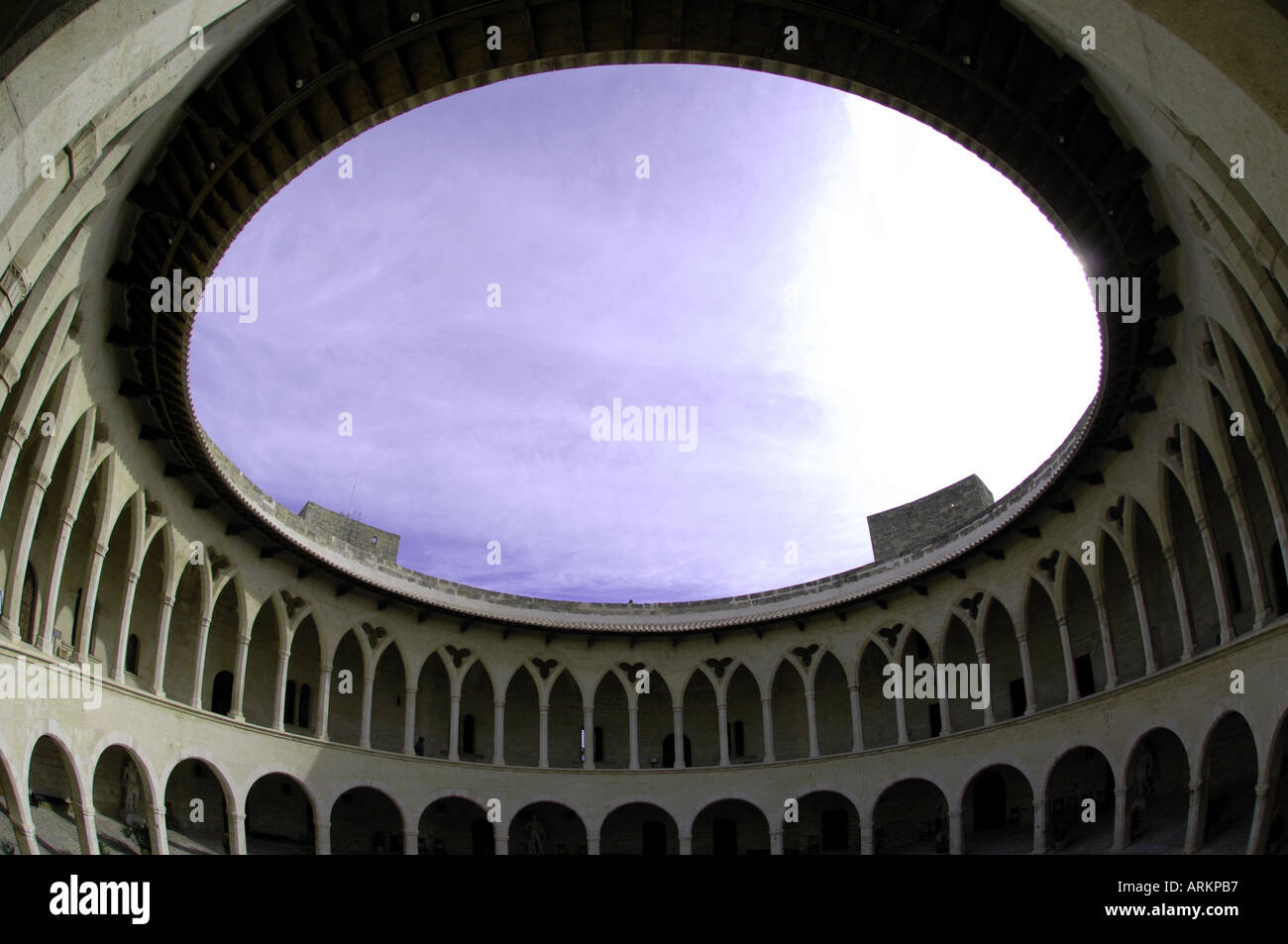 Erected, 1309, hilltop, round, circle, circular, castle the summer ...