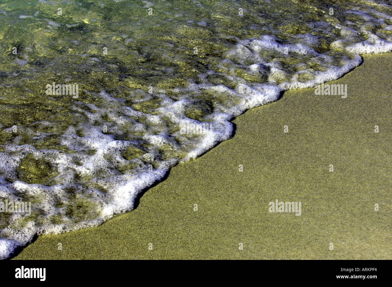 sandy, beach, tide, sea, surf, tidal Stock Photo - Alamy