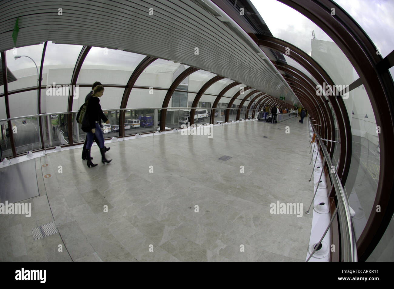 tunnel, modern, walkway, interior, inside Stock Photo - Alamy