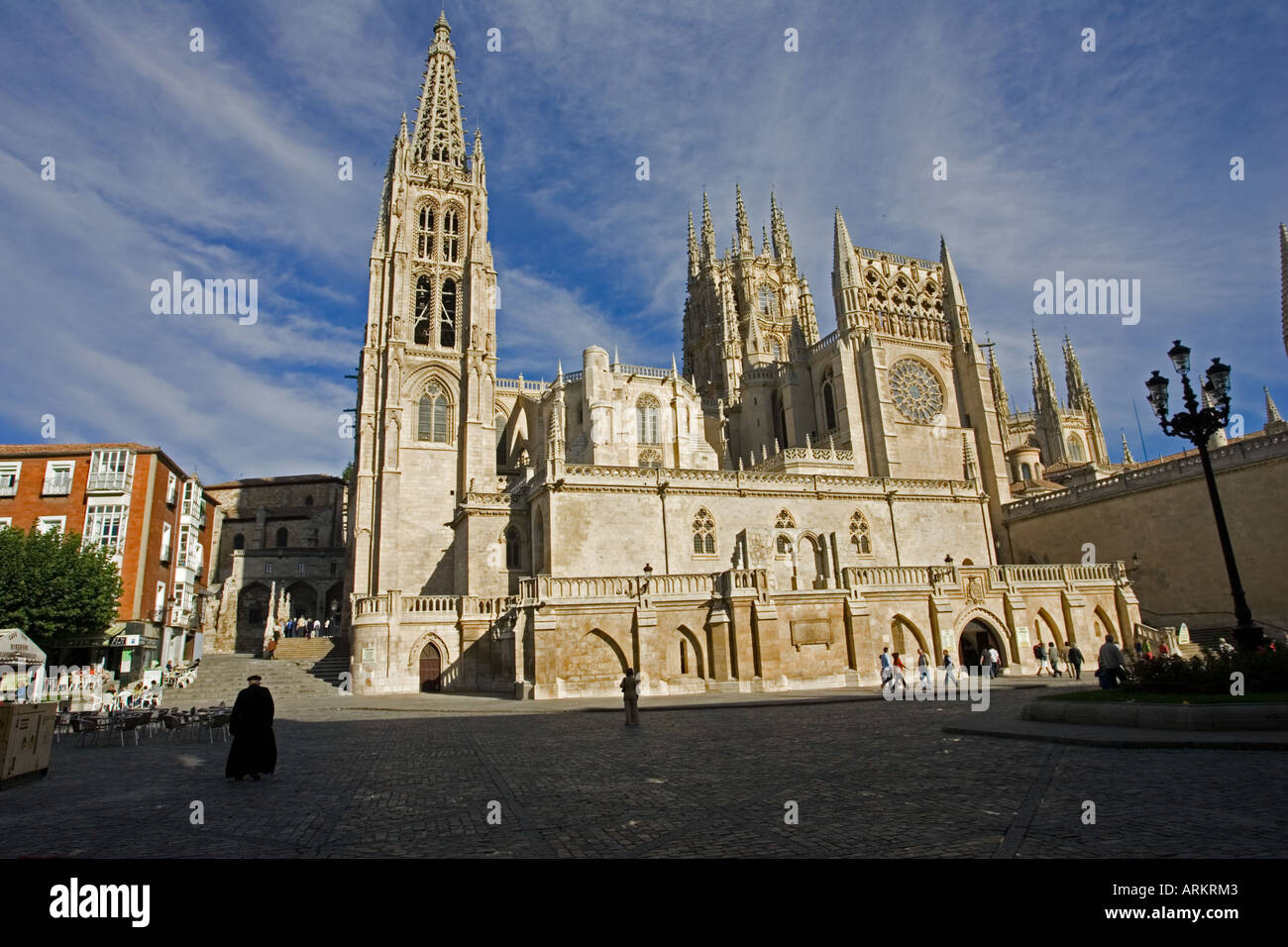 Gothic architecture of Our Lady of Burgos cathedral Spain Stock Photo ...