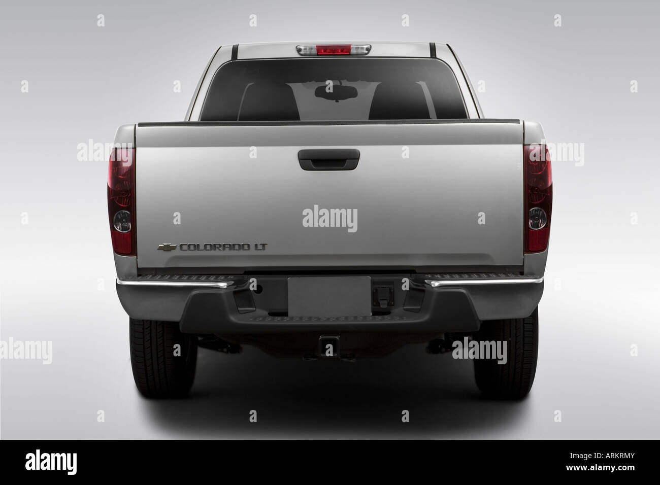 2008 Chevrolet Colorado LT in Silver - Low/Wide Rear Stock Photo - Alamy