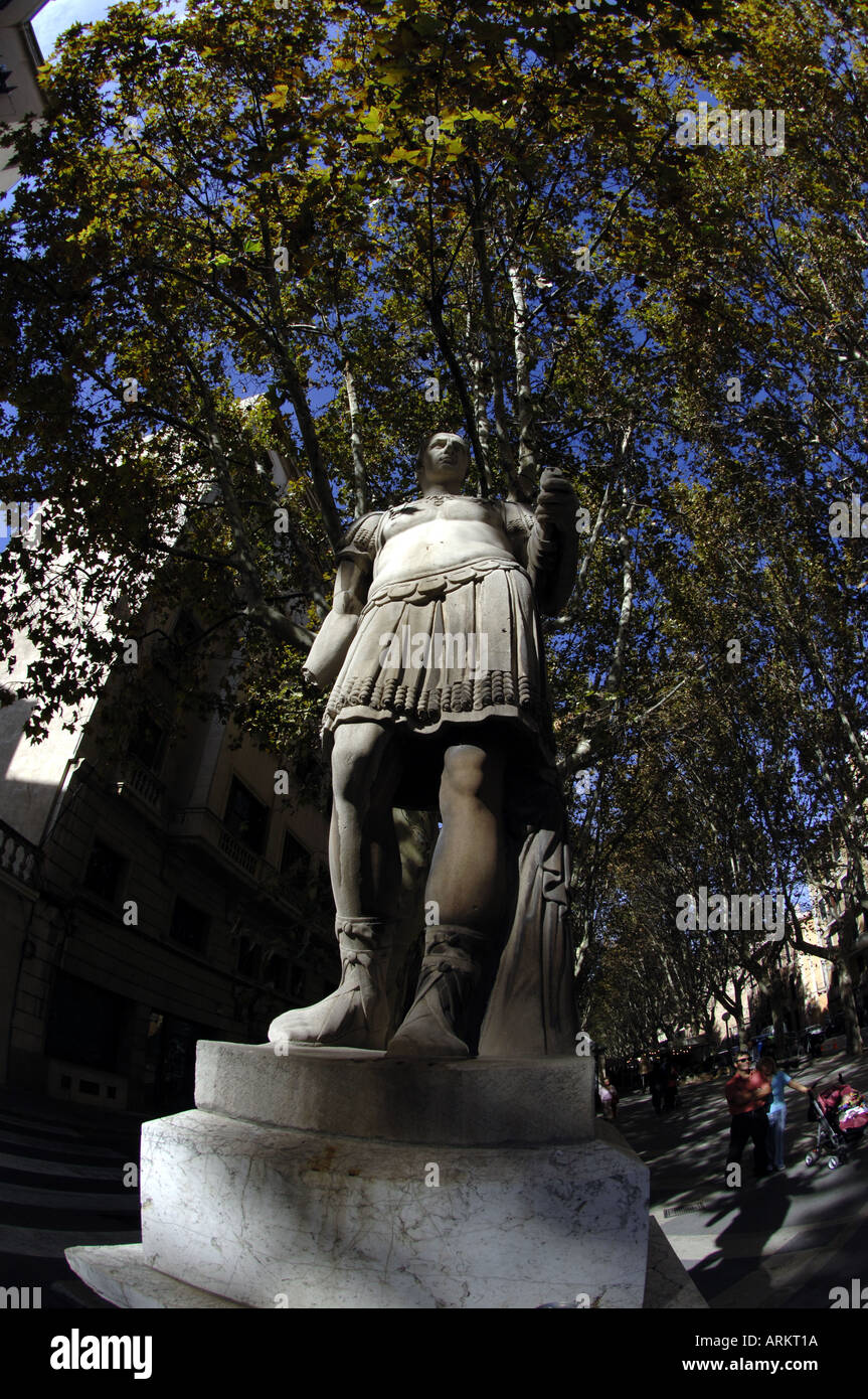 roman statue, palma de mallorca, majorca Stock Photo - Alamy