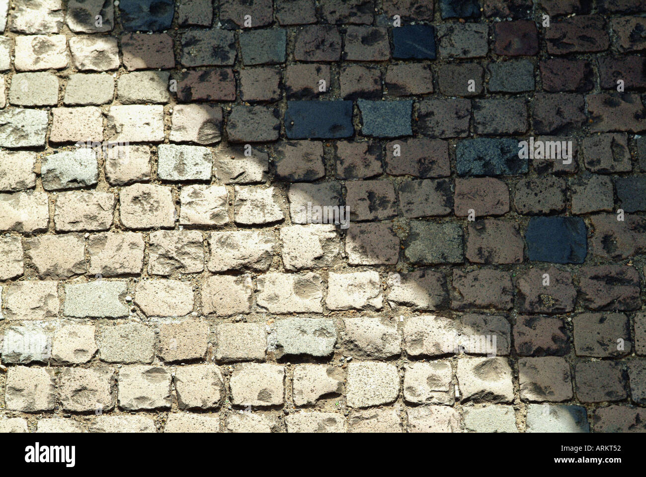 cobbled stone pavement Stock Photo - Alamy