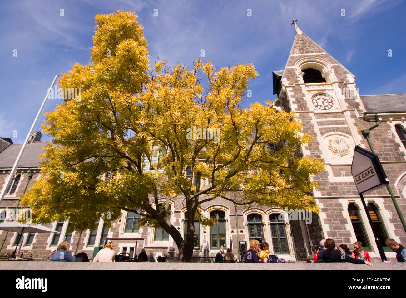 the arts centre in christchurch new zealand Stock Photo - Alamy