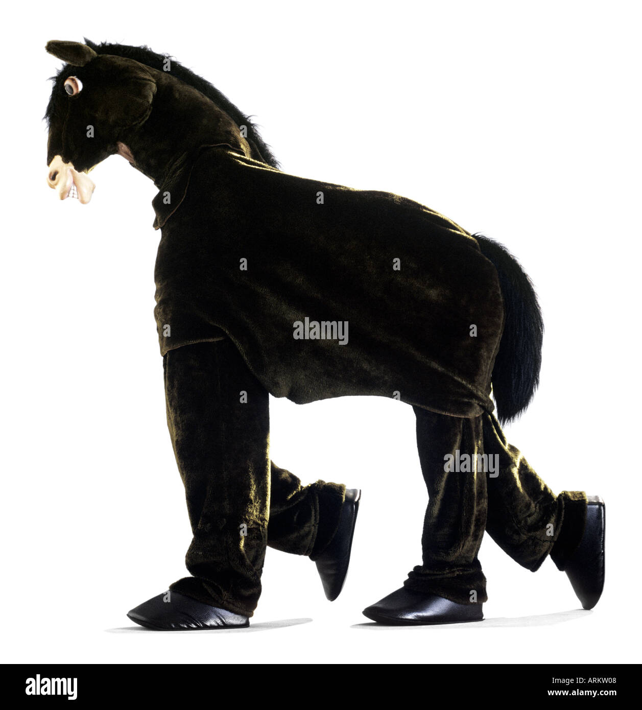 pantomime horse trotting Stock Photo - Alamy