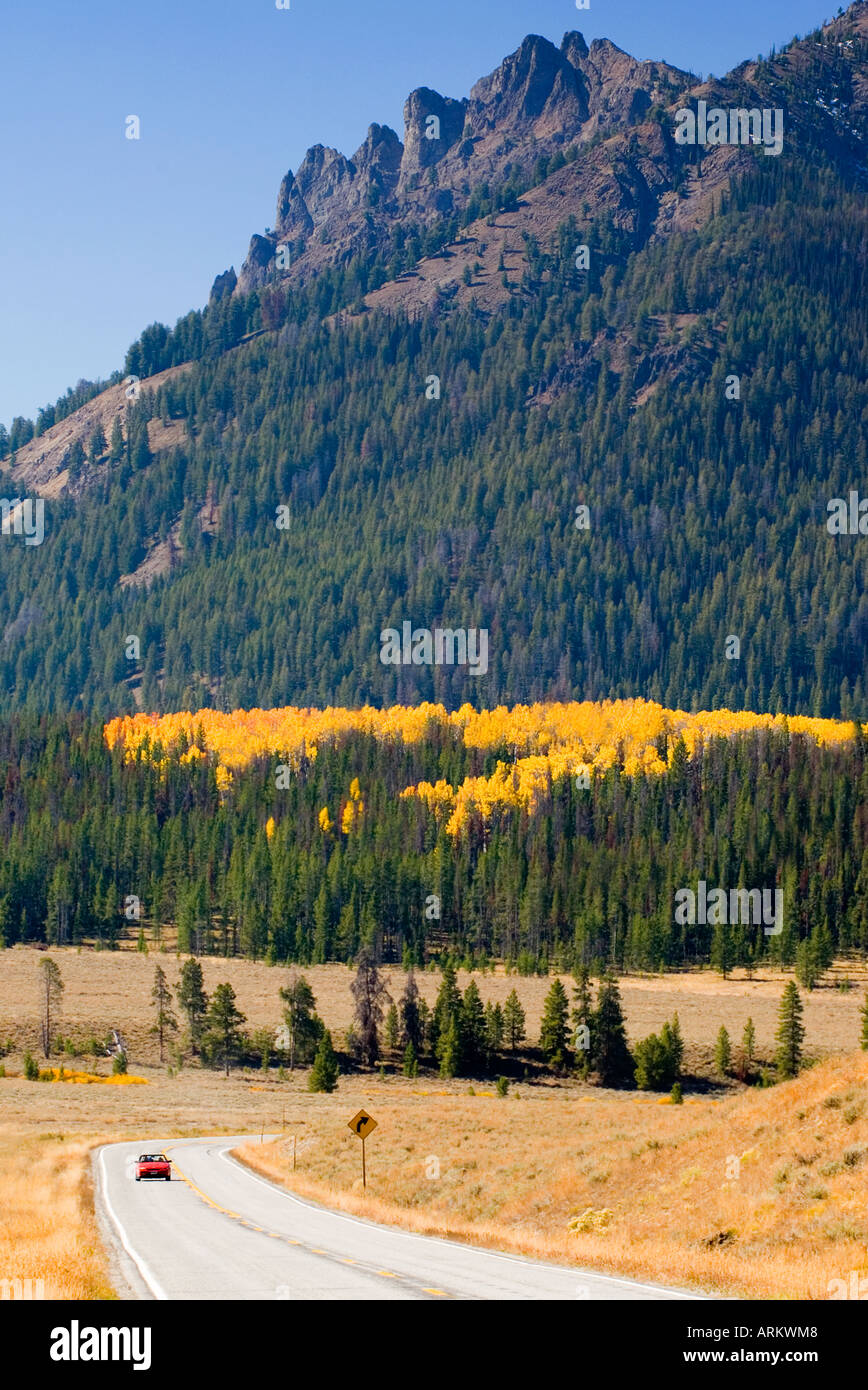 Sawtooth scenic byway autumn hi-res stock photography and images - Alamy