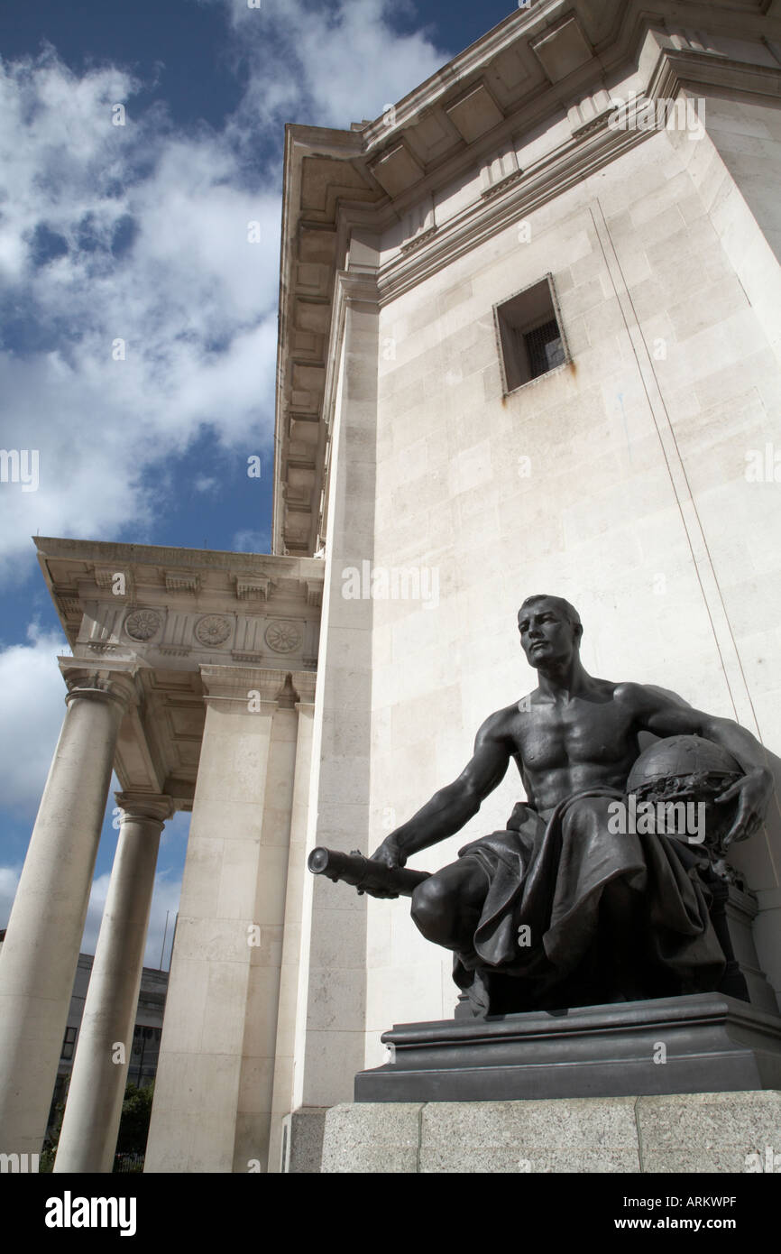 The War Memorial or Hall of Memory Centenary Square Birmingham City centre West Midlands central ...