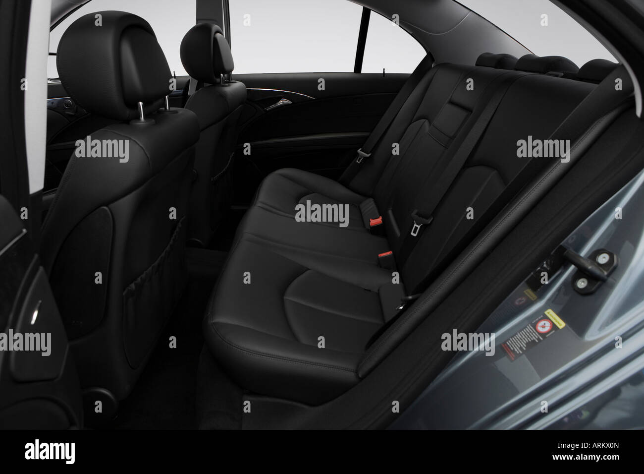 2008 Mercedes-Benz E350 in Gray - Rear seats Stock Photo - Alamy