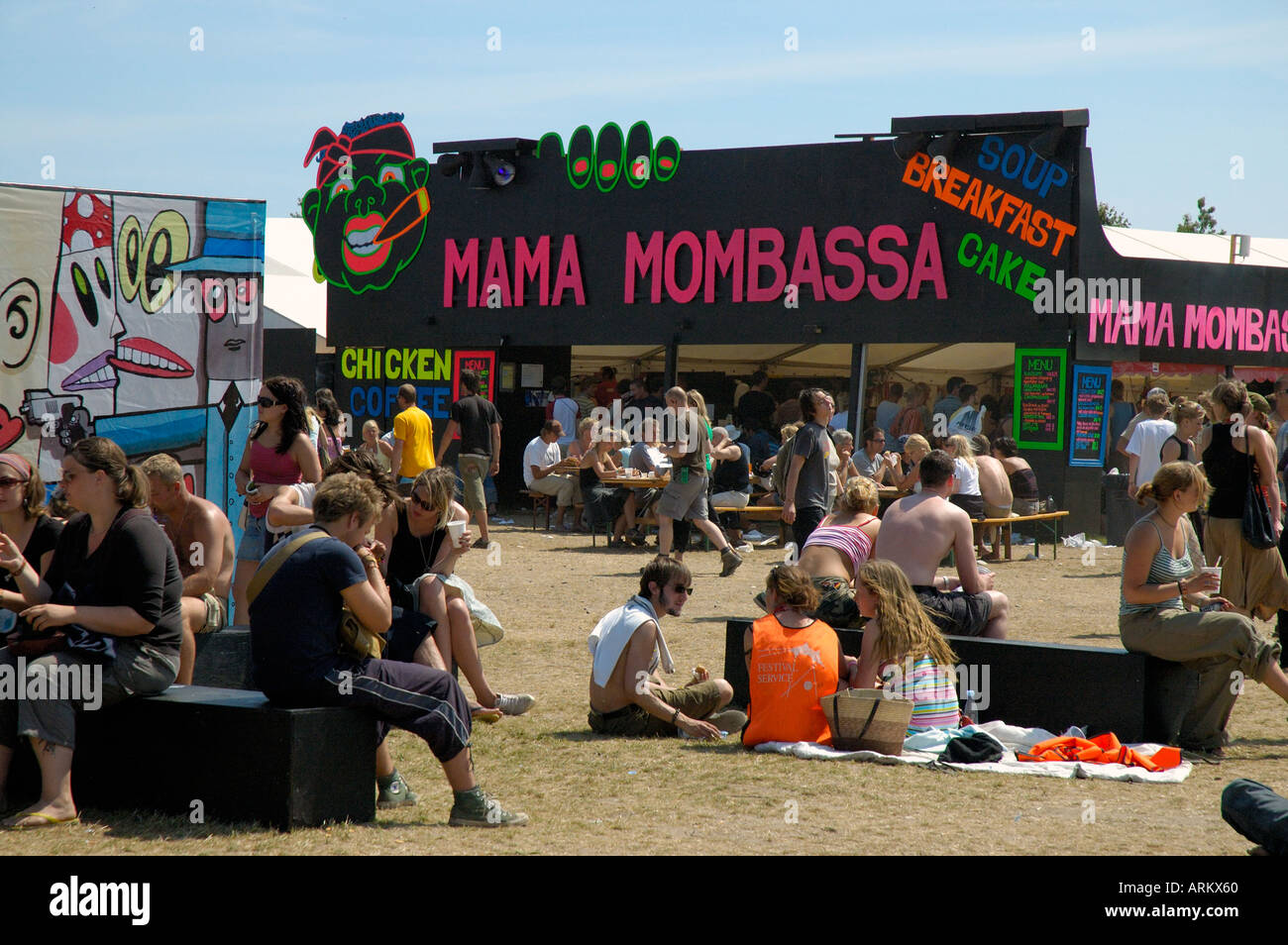 Roskilde Rock Festival in Denmark Stock Photo - Alamy