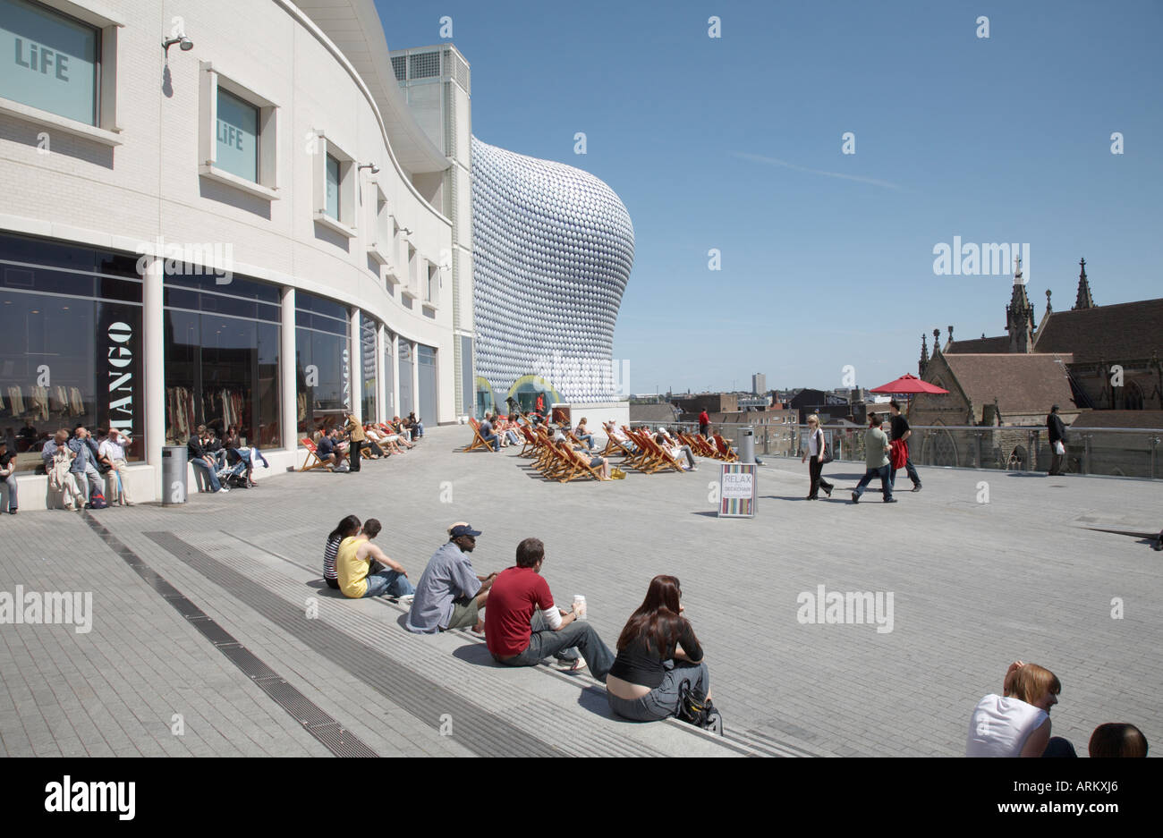 the new Bullring shopping centre redevelopment Birmingham city centre ...