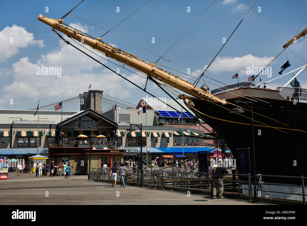 South Street Seaport Docks High Resolution Stock Photography and Images ...
