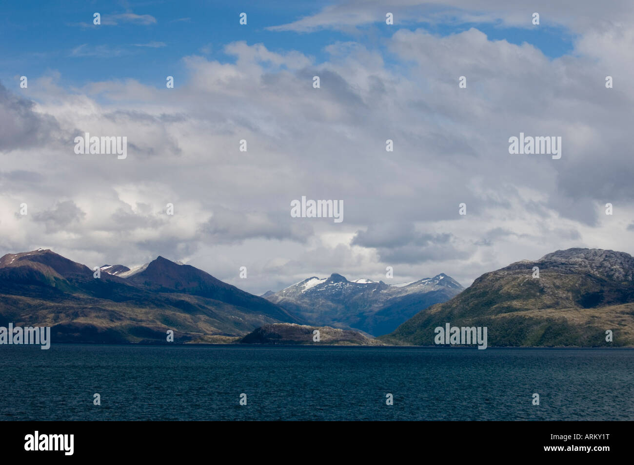 Beagle Channel, Tierra del Fuego, Patagonia, Chile, South America Stock ...