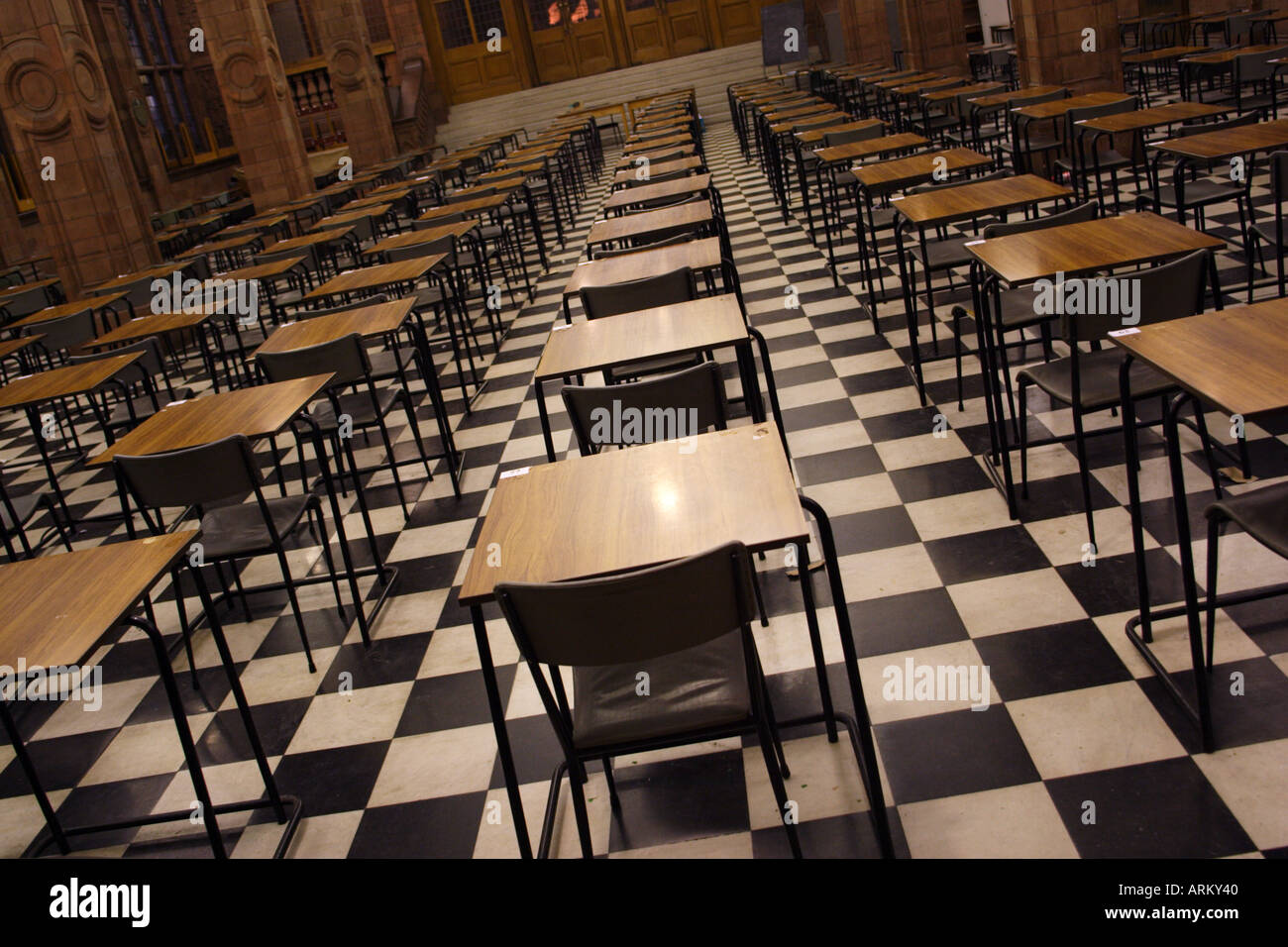 School examination room Stock Photo, Royalty Free Image: 5250879 - Alamy