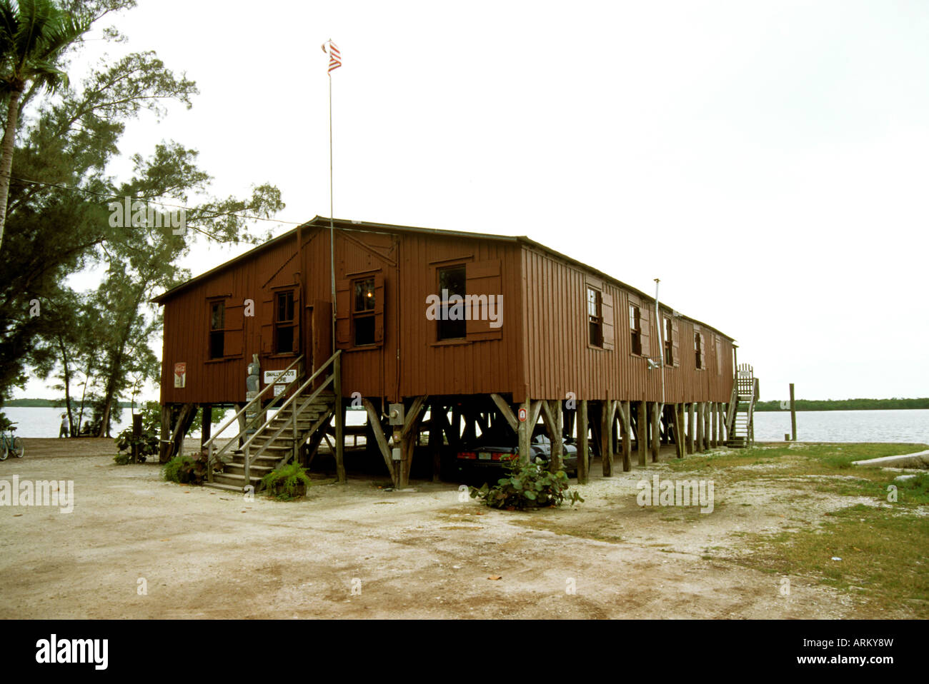 FL Florida Everglades National Park historic Smallwood store exterior ...