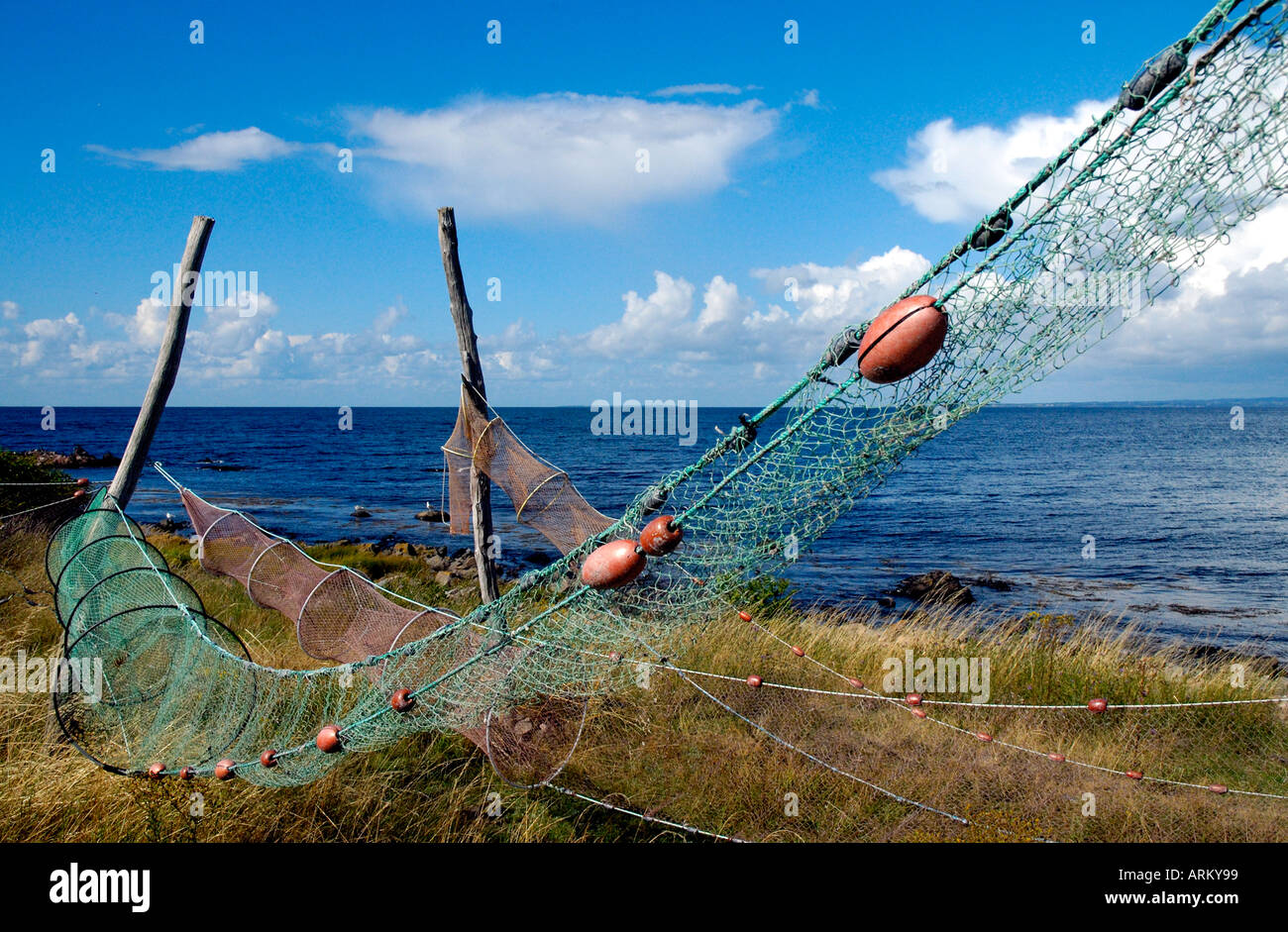 Hoop net fish trap hi-res stock photography and images - Alamy