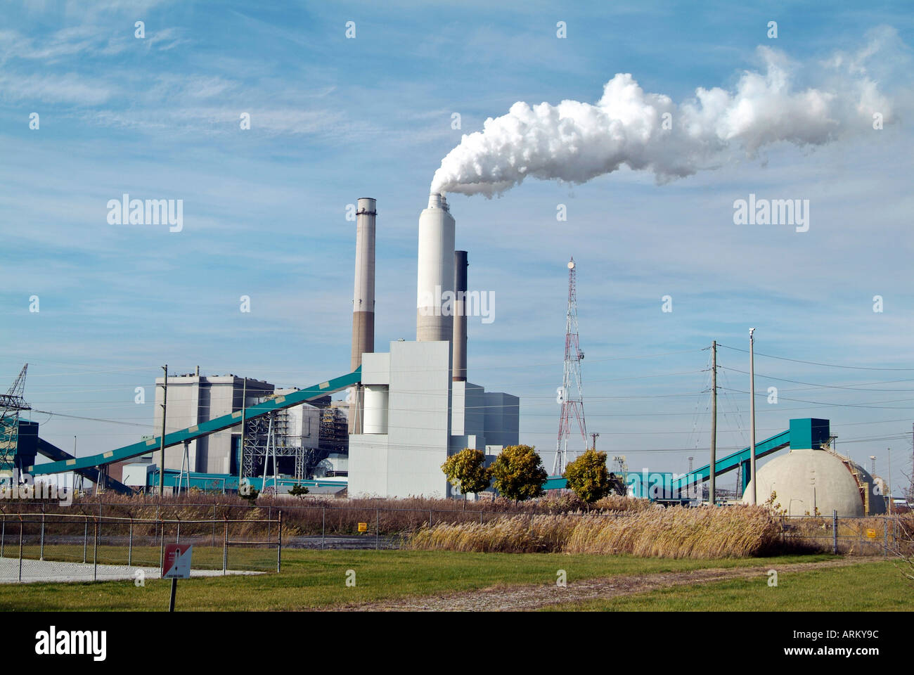 Hydro electric producing plant Stock Photo - Alamy