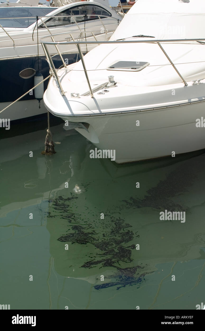 Oil slick boat hi-res stock photography and images - Alamy