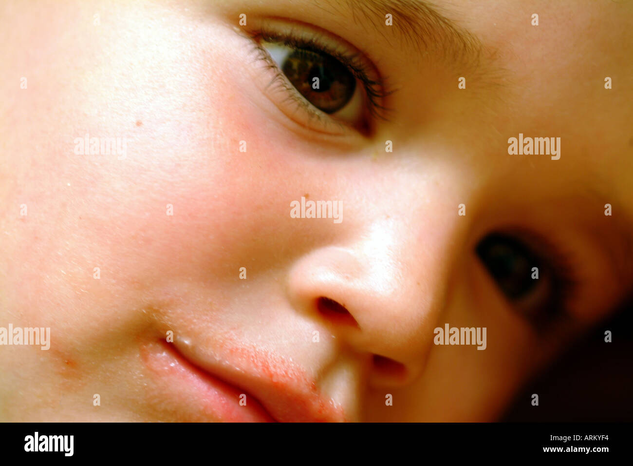 baby boy thinking Stock Photo - Alamy