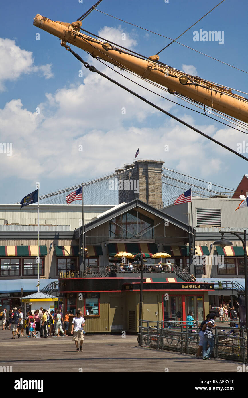 South Street Seaport Docks High Resolution Stock Photography and Images ...