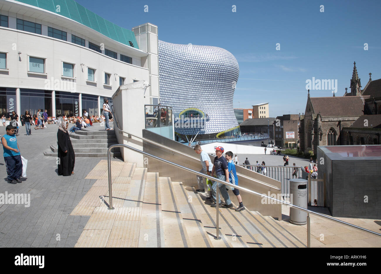 the new Bullring shopping centre redevelopment Birmingham city centre ...