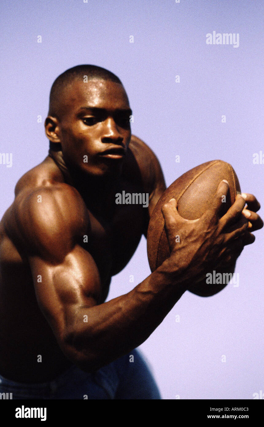 Strength muscles american football hi-res stock photography and images ...