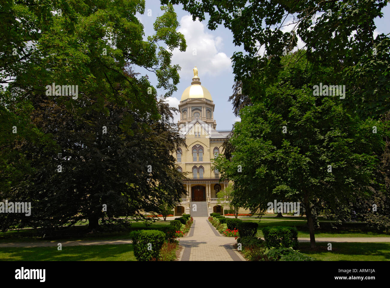 University of Notre Dame campus at South Bend Indiana Stock Photo - Alamy