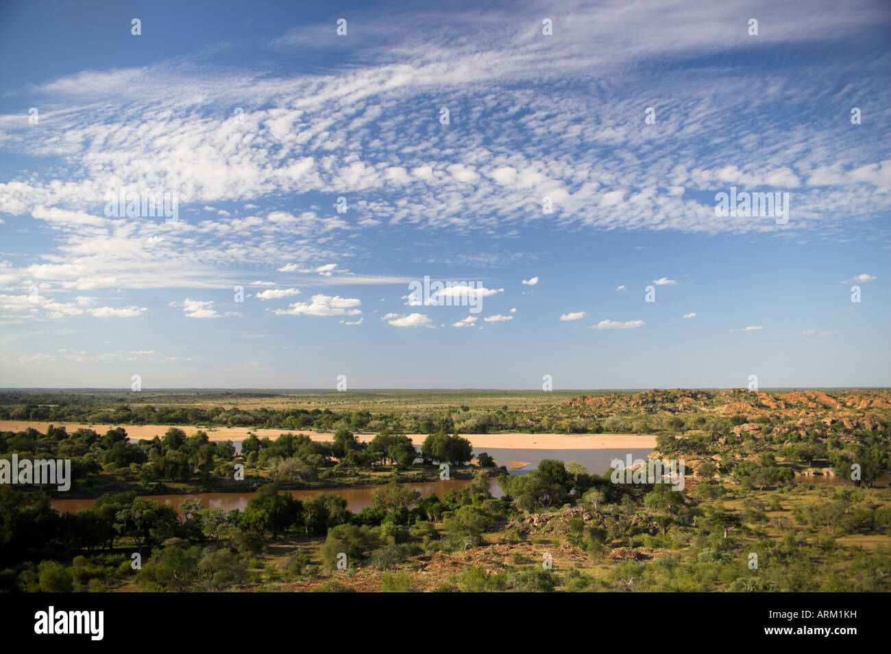 Mapungubwe National Park, confluence viewpoint overlooking Limpopo and ...