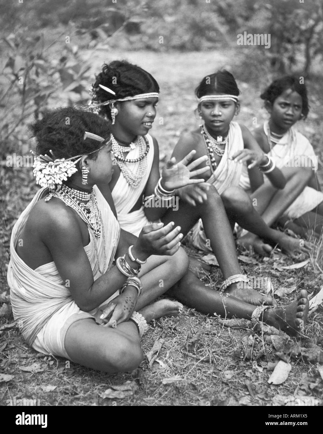 Indian tribal children Black and White Stock Photos & Images - Alamy