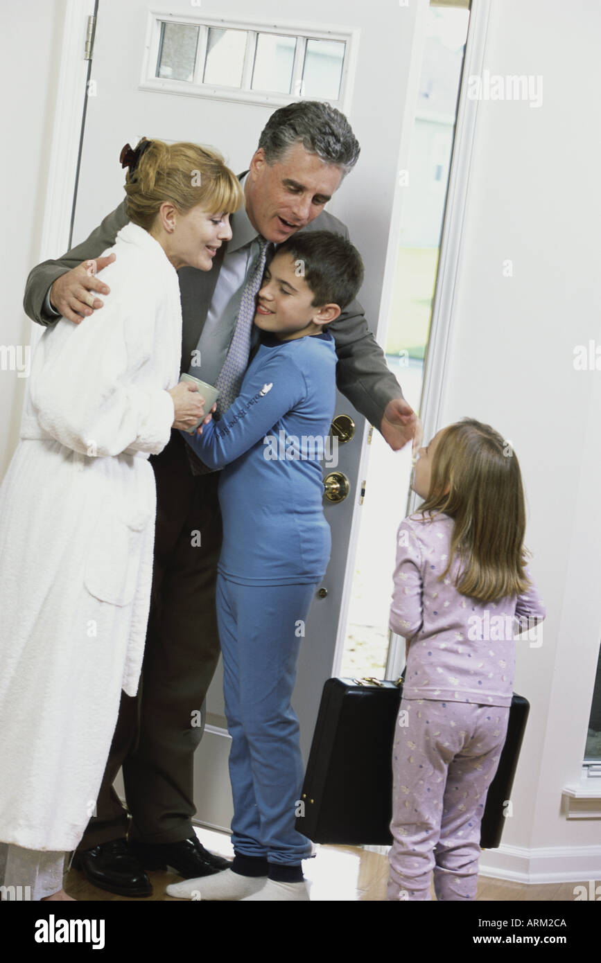 Parents leaving for work hi-res stock photography and images - Alamy
