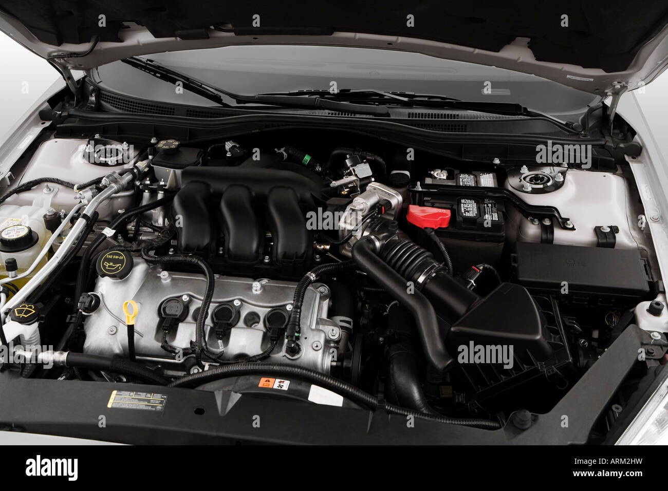 2008 Mercury Milan in Silver - Engine Stock Photo - Alamy