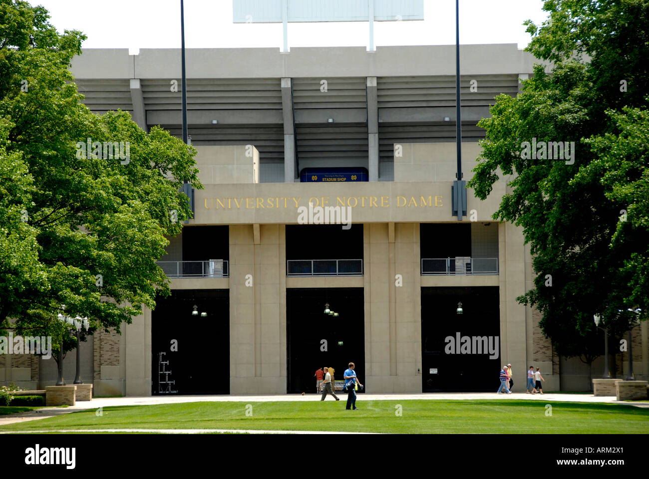 University of Notre Dame campus at South Bend Indiana IN Stock Photo ...
