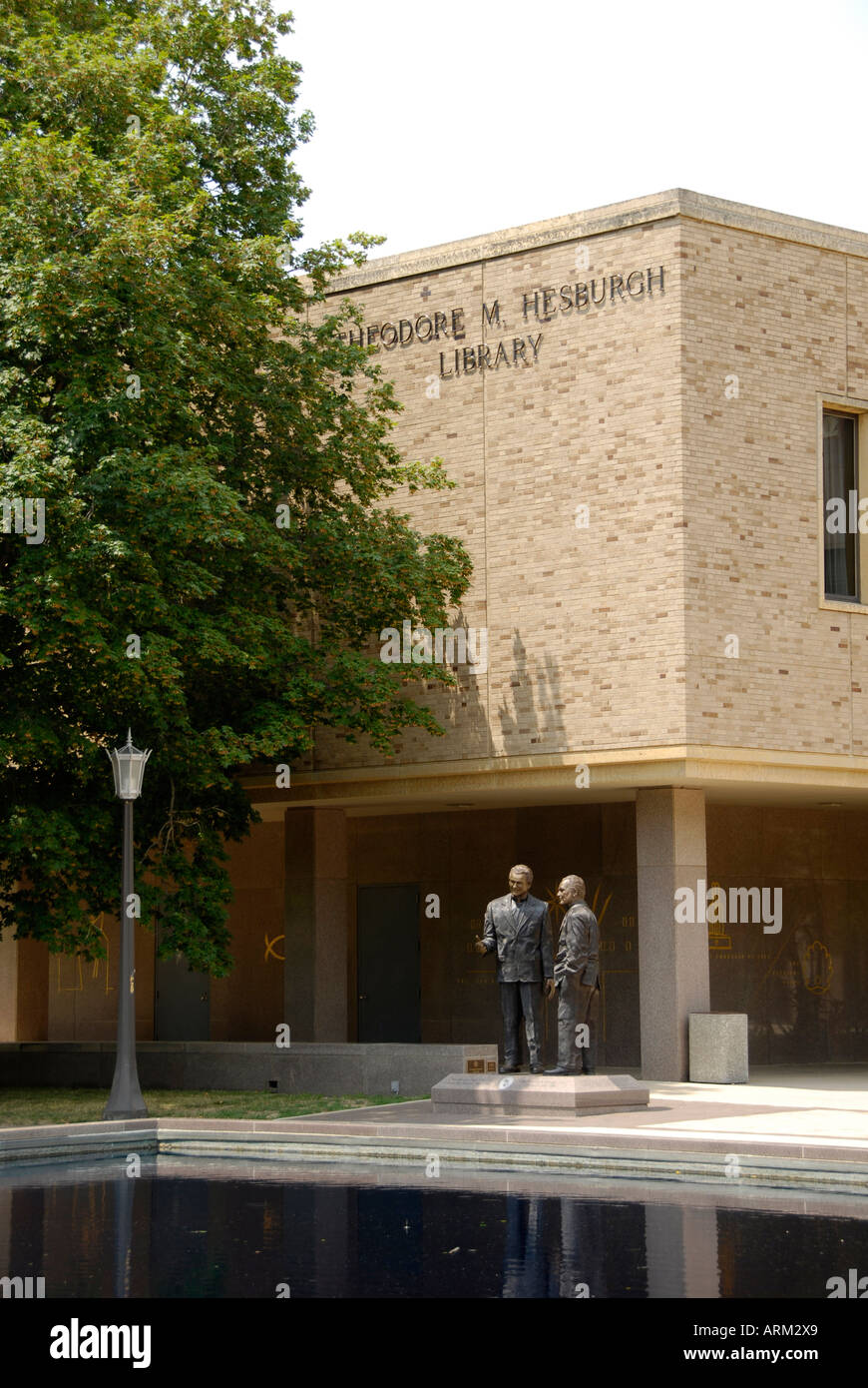 Theodore hesburgh library hi-res stock photography and images - Alamy