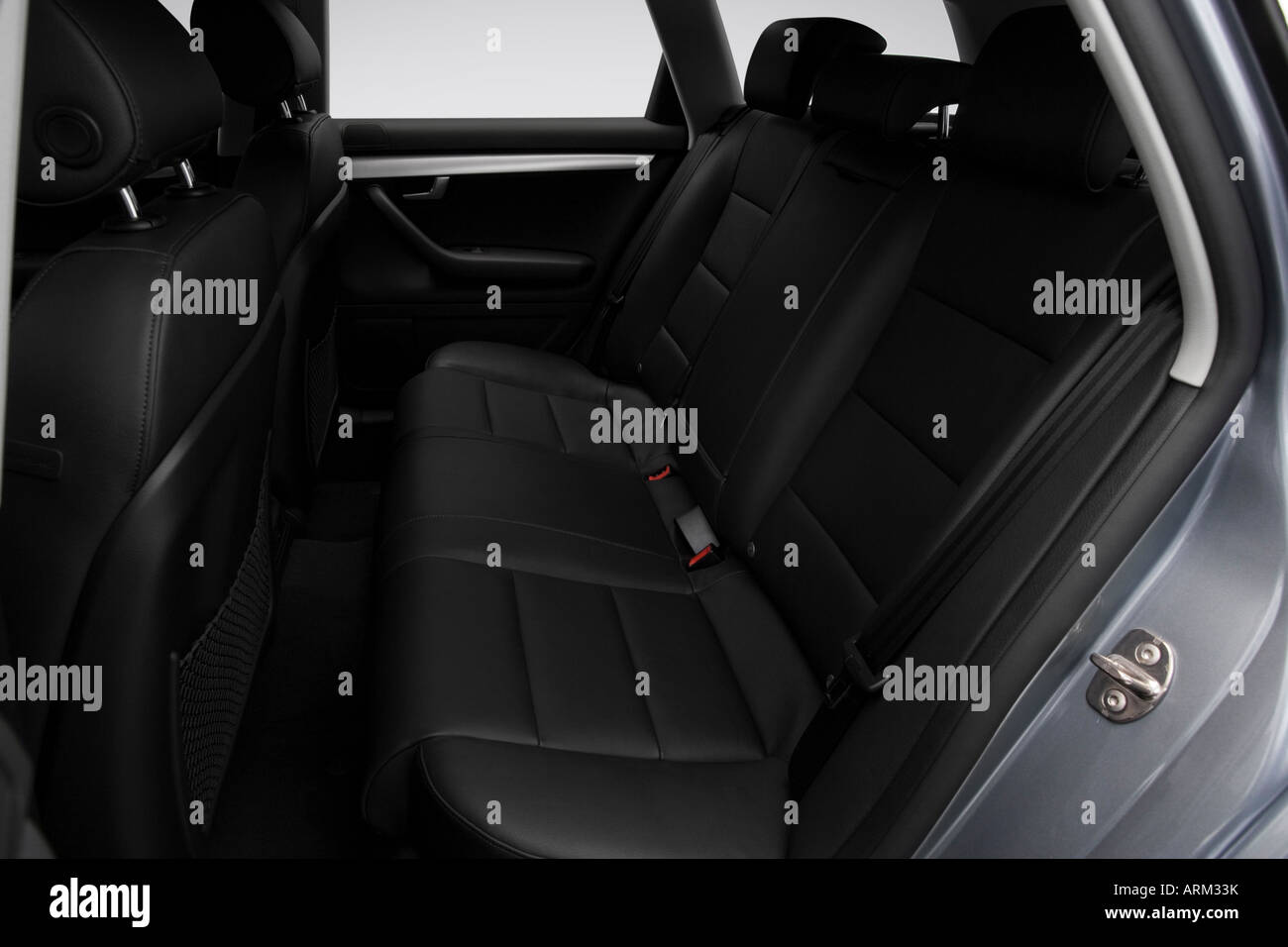 2008 Audi A4 Avant 2.0T quattro in Gray - Rear seats Stock Photo - Alamy