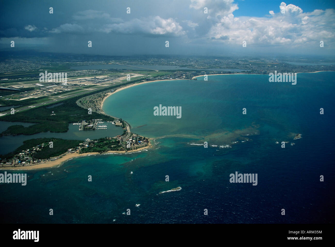 Aerial view puerto rico hi-res stock photography and images - Alamy